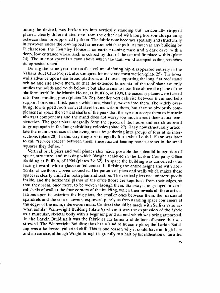 Vincent Scully - Larkin Building | PDF