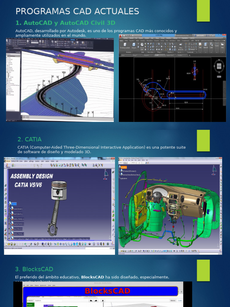 PROGRAMAS CAD ACTUALES (Original) | PDF