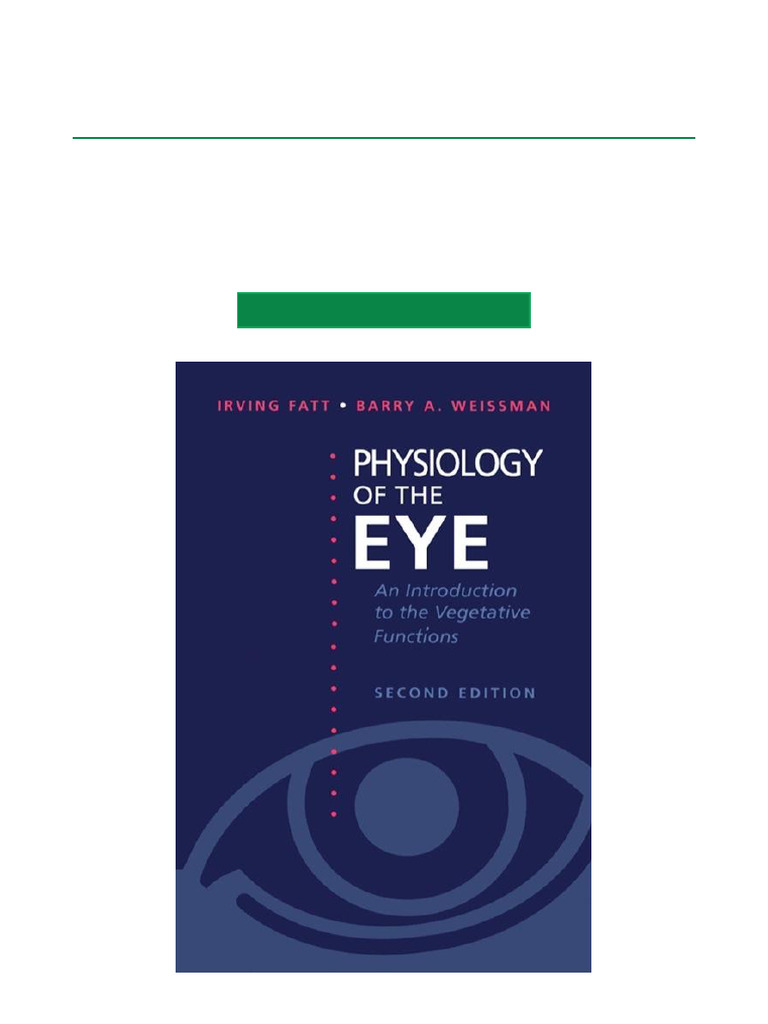 Access Physiology of The Eye An Introduction To The Vegetative ...