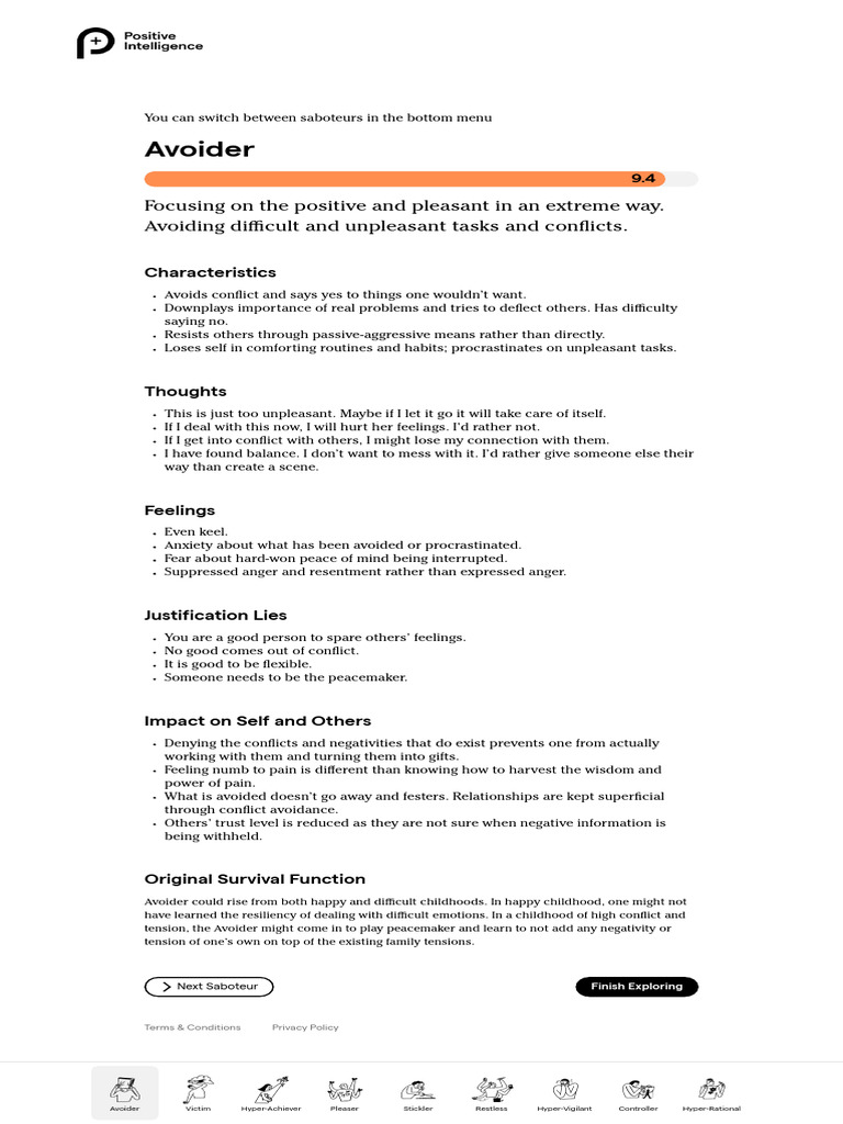 Assessments Positive Intelligence | PDF | Feeling | Anger