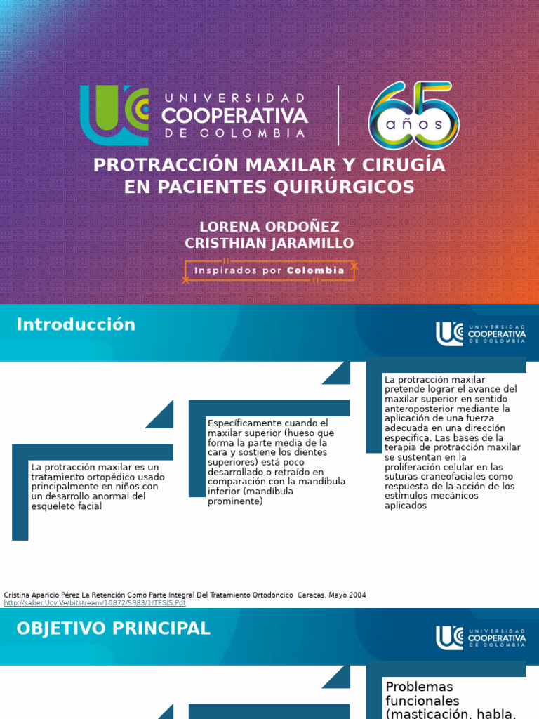 PROTRACCIÓN_MAXILAR_Y_CIRUGÍA_EN_PACIENTES_QUIRÚRGICOS final | PDF ...