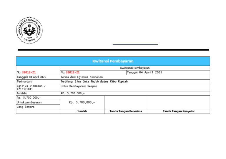 Kwitansi Sempro | PDF