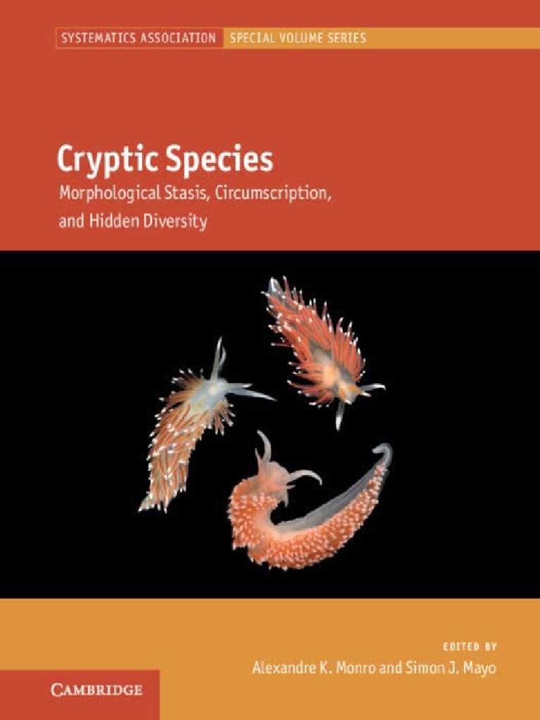 Cryptic Species, Morphological Stasis - 230325 - 194235 | PDF | Species ...