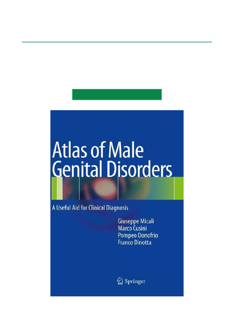 (Ebook PDF) Atlas of Male Genital Disorders A Useful Aid For Clinical ...