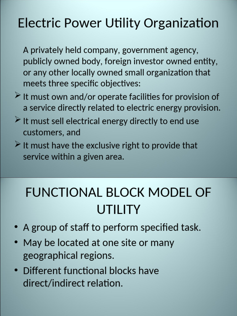 Eesm Lec 1 | PDF | Public Utility | Electrical Grid