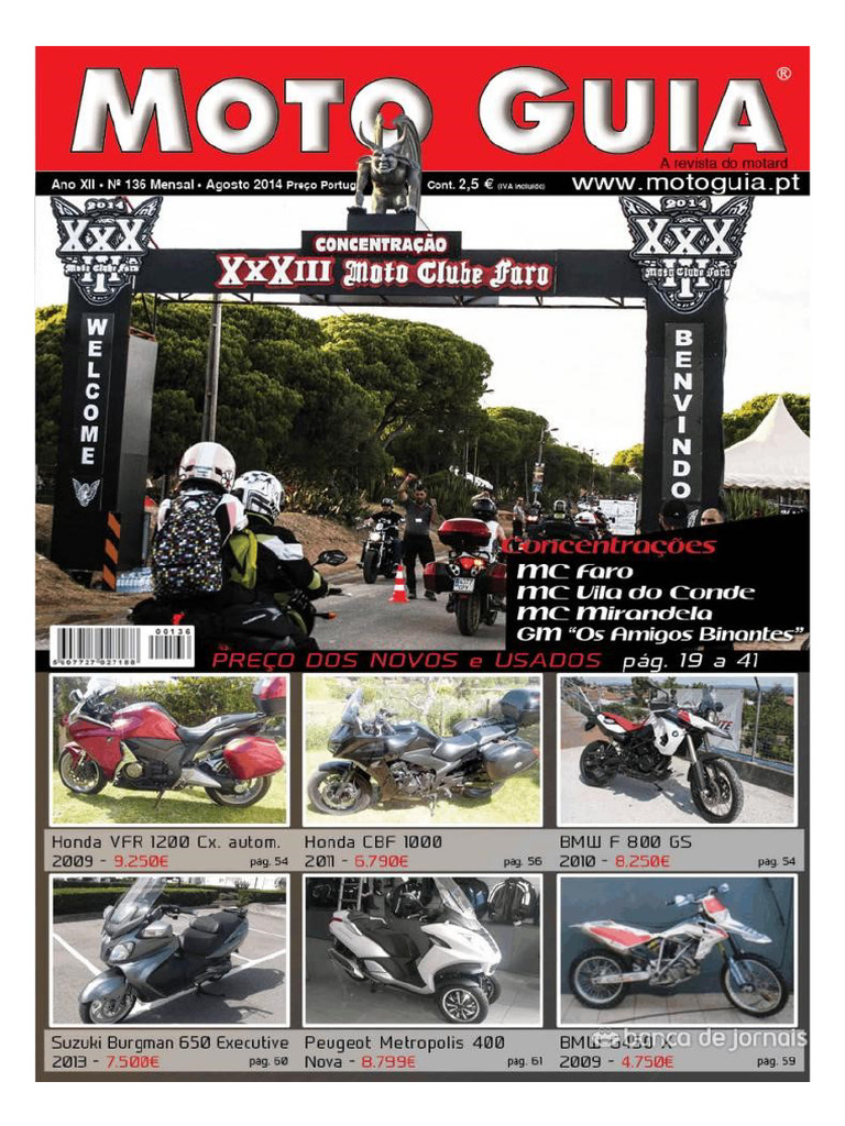 Capa-Revista Moto Guia 136 | PDF