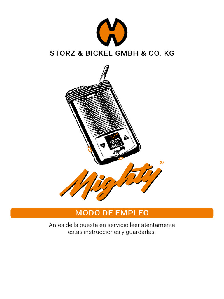 Manual Vapo Mighty-Es | PDF | Fuente de alimentación | Residuos