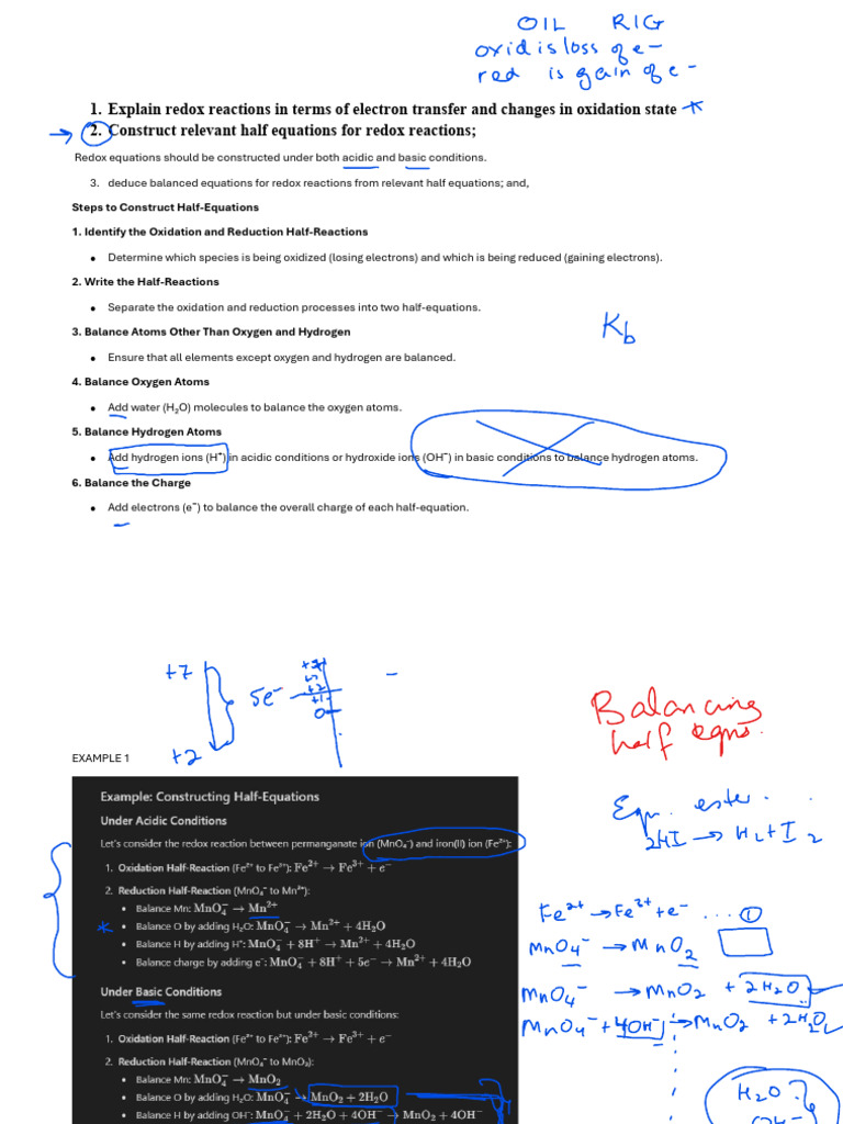 Redox Notes April 2025 With Handwritten Notes Part 2 | PDF