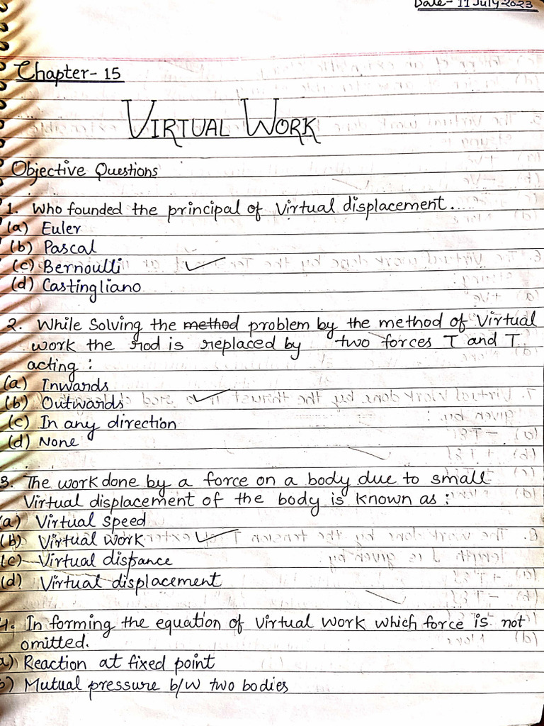Virtual Work | PDF
