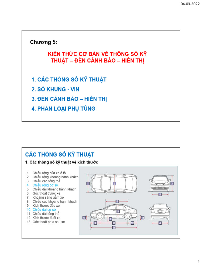 Chuong 5 - Nhan Mac Thong So KT - Den Bao (1) | PDF