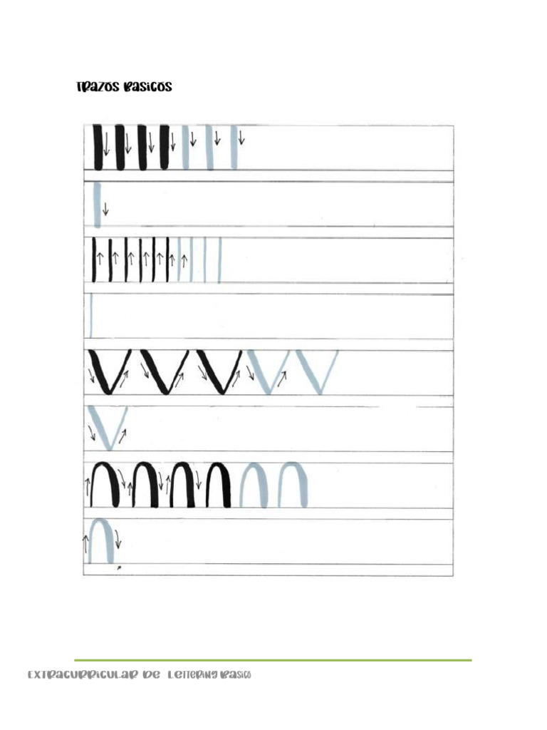 Trazos y Letras en Lettering Básico | PDF