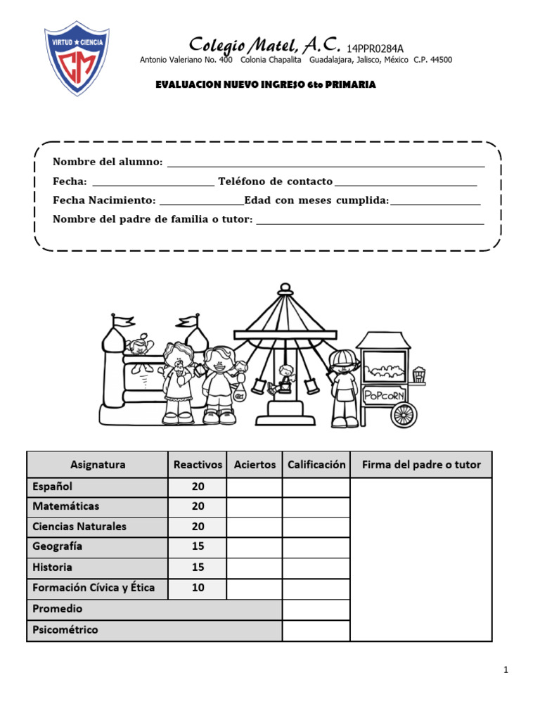 Evaluación Diagnóstica R 6° PRIMARIA Colegio Matel 23-24 | PDF | Mapa ...