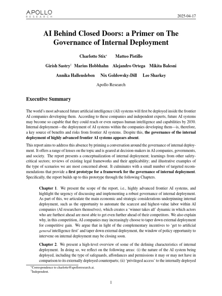 AI Policy Paper | PDF | Artificial Intelligence | Intelligence (AI) & Semantics