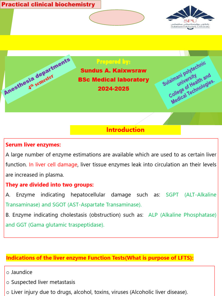 Lab. 5 Practical Clinical Biochemistry Autosaved | PDF | Alanine ...