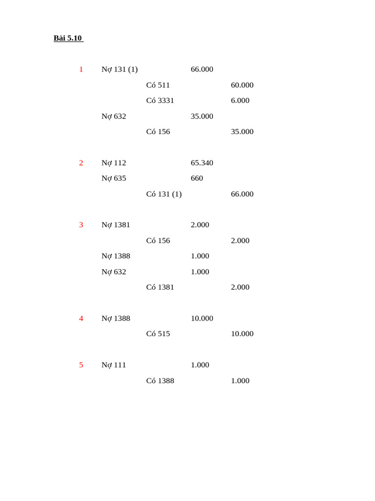 KTTC 1 Bài 10 11 | PDF