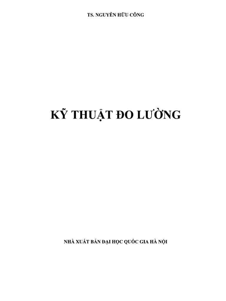 Gt Do Luong Ky Thuat Nghiem Thi Phuong, 135 Trang | PDF