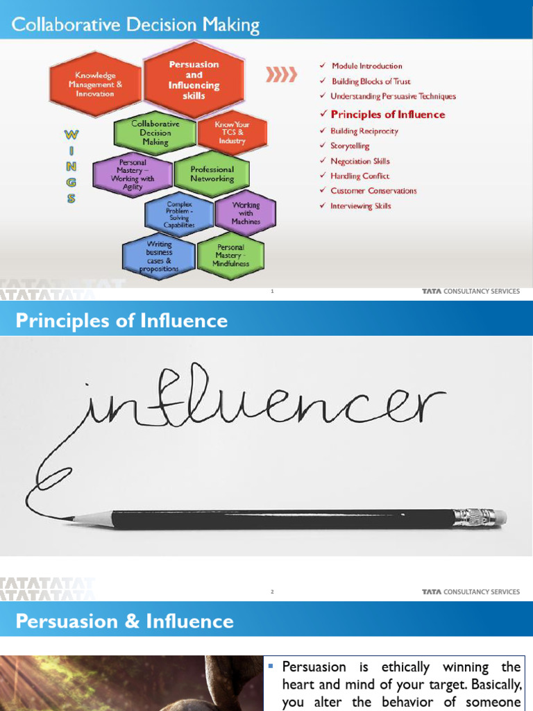 Mastering Influence Techniques | PDF | Persuasion | Cognition