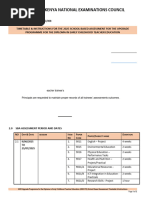 English SBA Template (Final Draft) | PDF | Rubric (Academic) | Fluency