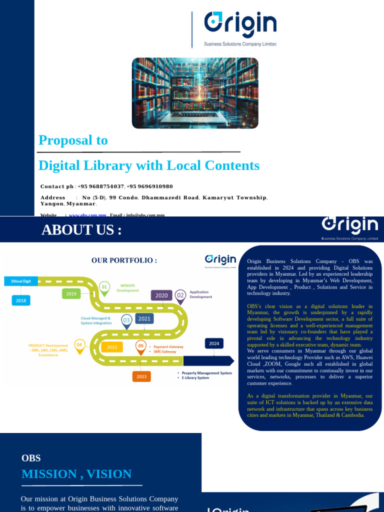OBS-Digital Library System 2025 | PDF | Cloud Computing | Information Technology
