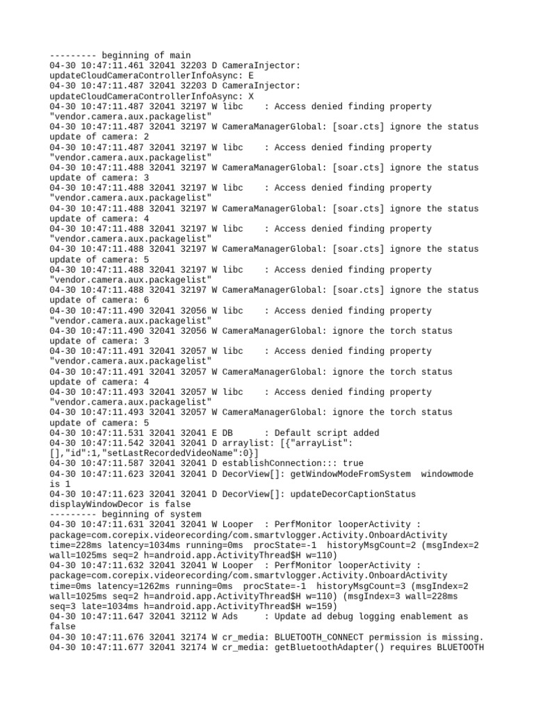 Logcat 1745988431352 | PDF | Computer Engineering | Computer Science