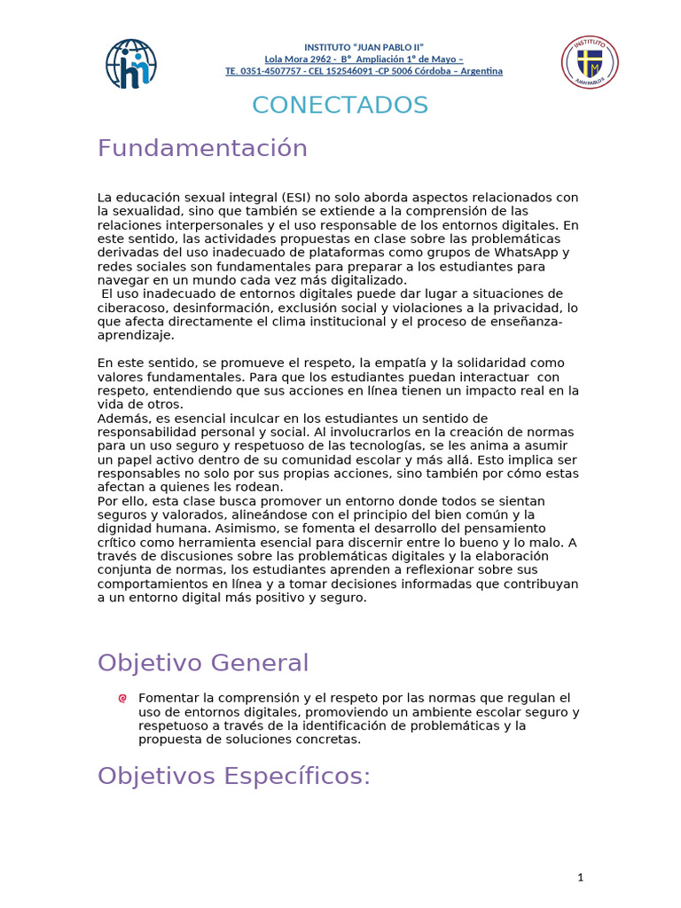 CONECTADOS | PDF | Acoso cibernético | Comportamiento