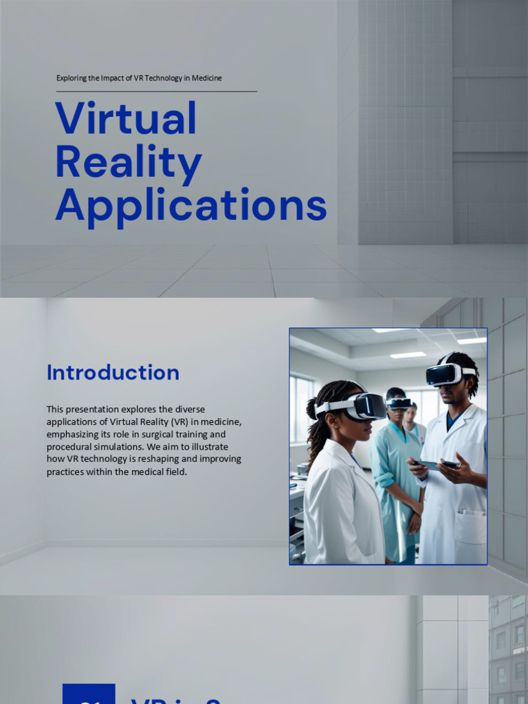 Virtual Reality Applications | PDF | Virtual Reality | Physical Therapy