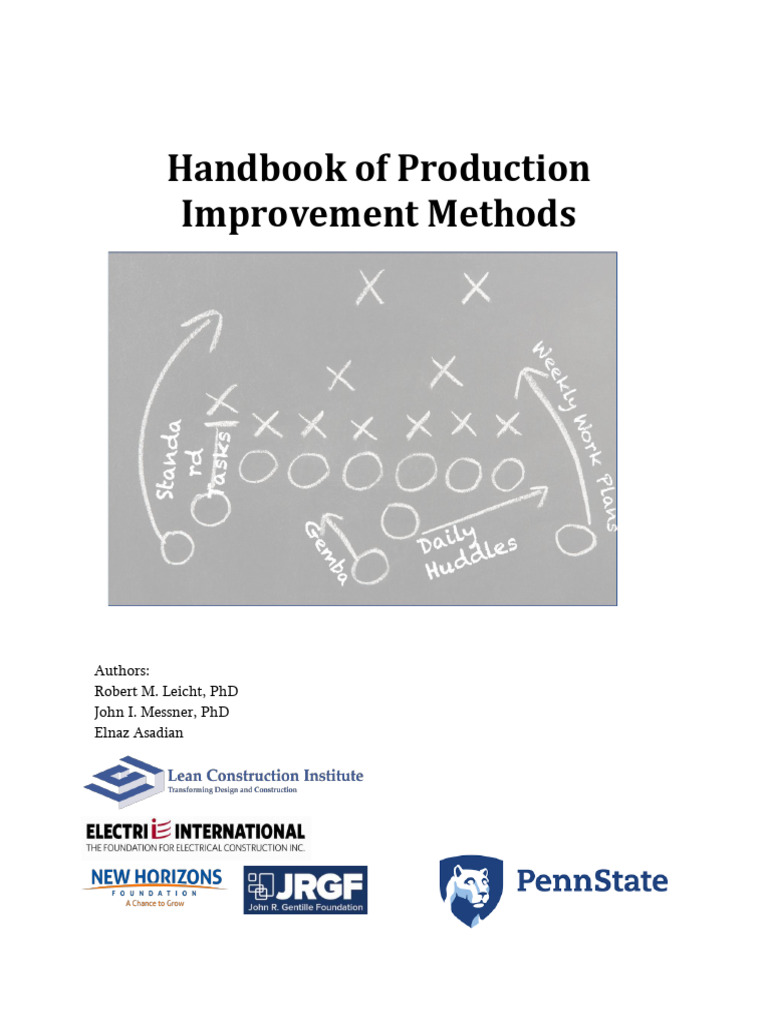 Handbook of Production Improvement | PDF | Lean Manufacturing ...