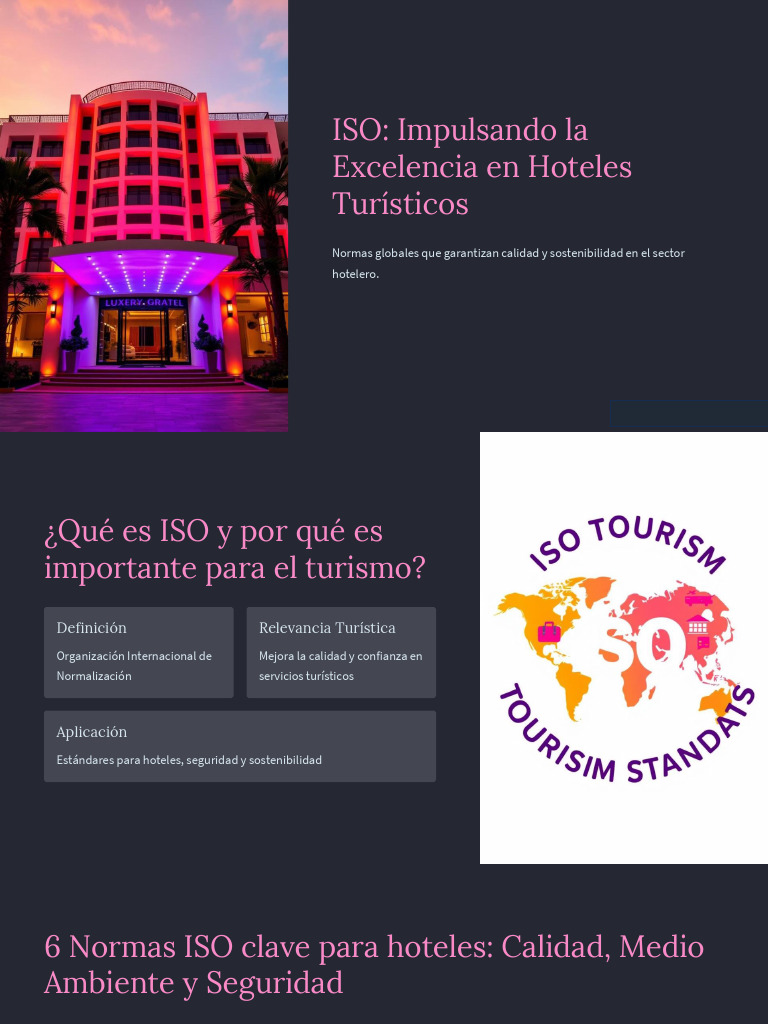 ISO: Impulsando La Excelencia en Hoteles Turísticos | PDF ...