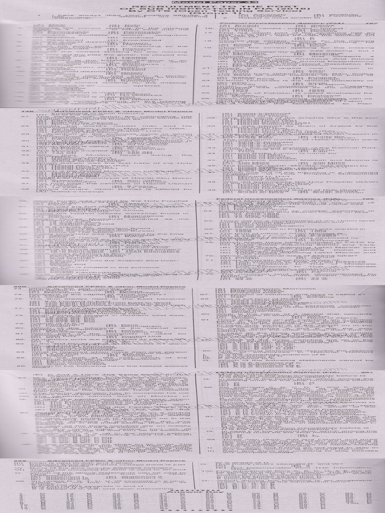 Past Paper 2018 FPSC FIA Department Sub Inspector Paper 43 | PDF