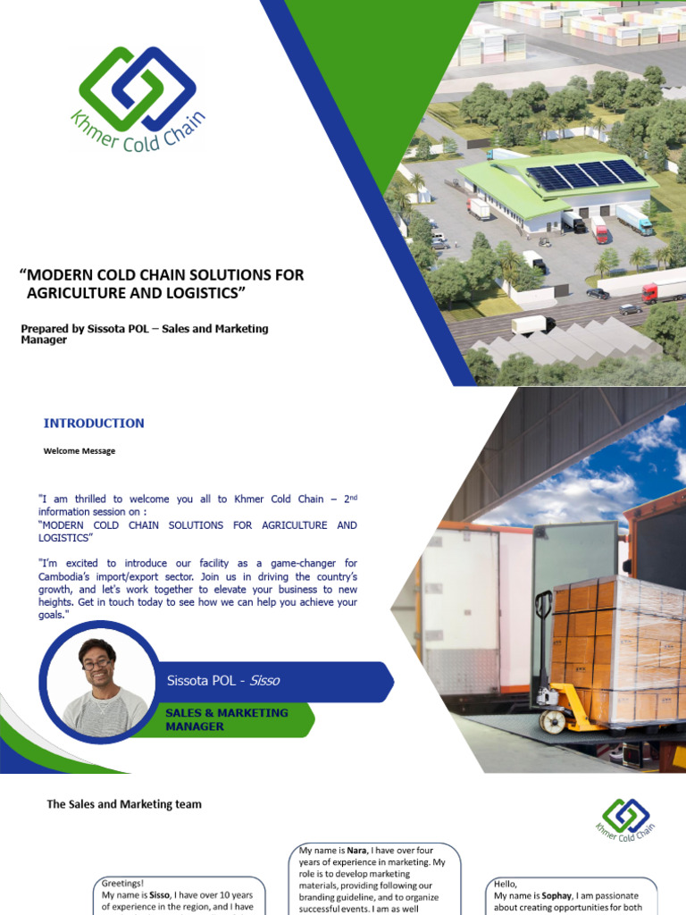 Modern Cold Chain Solutions for Agriculture and Logistics | PDF ...
