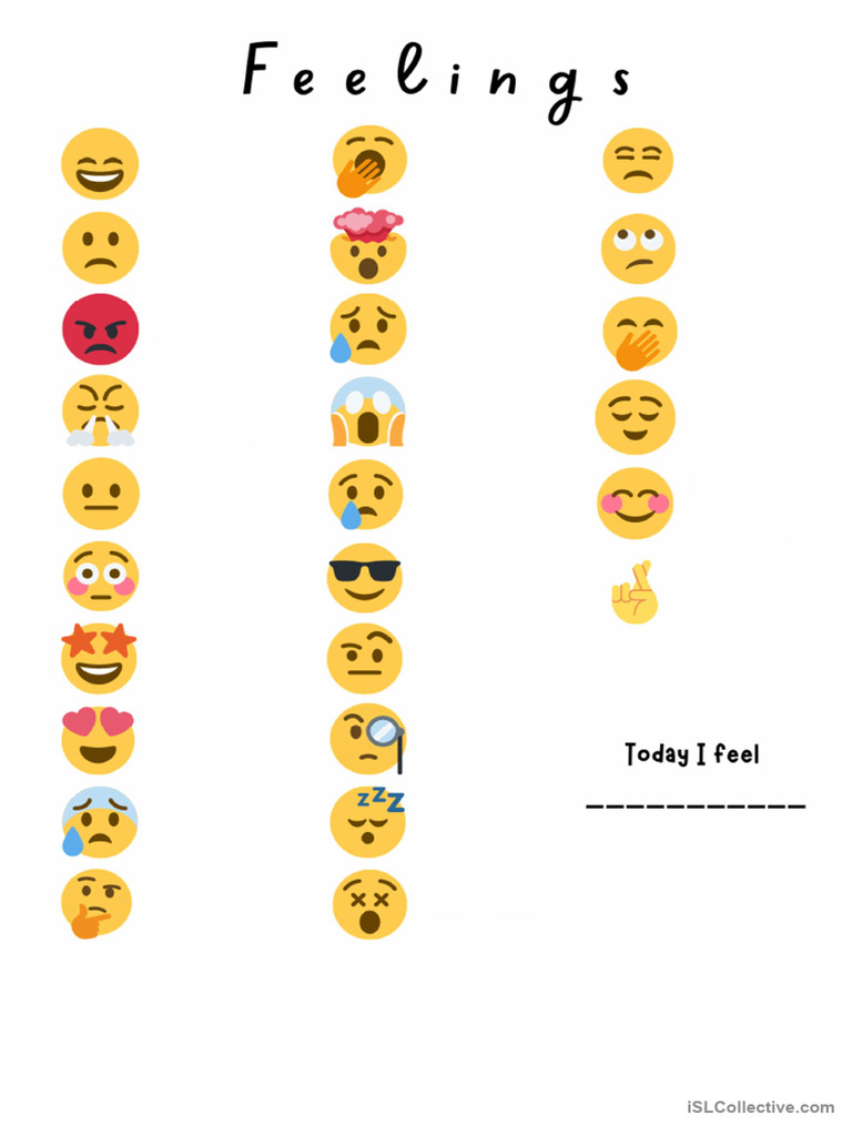 Feelings With Emojis | PDF