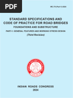 IRC-78-Part-1-2024 Foundation & Substructure For Bridges | PDF