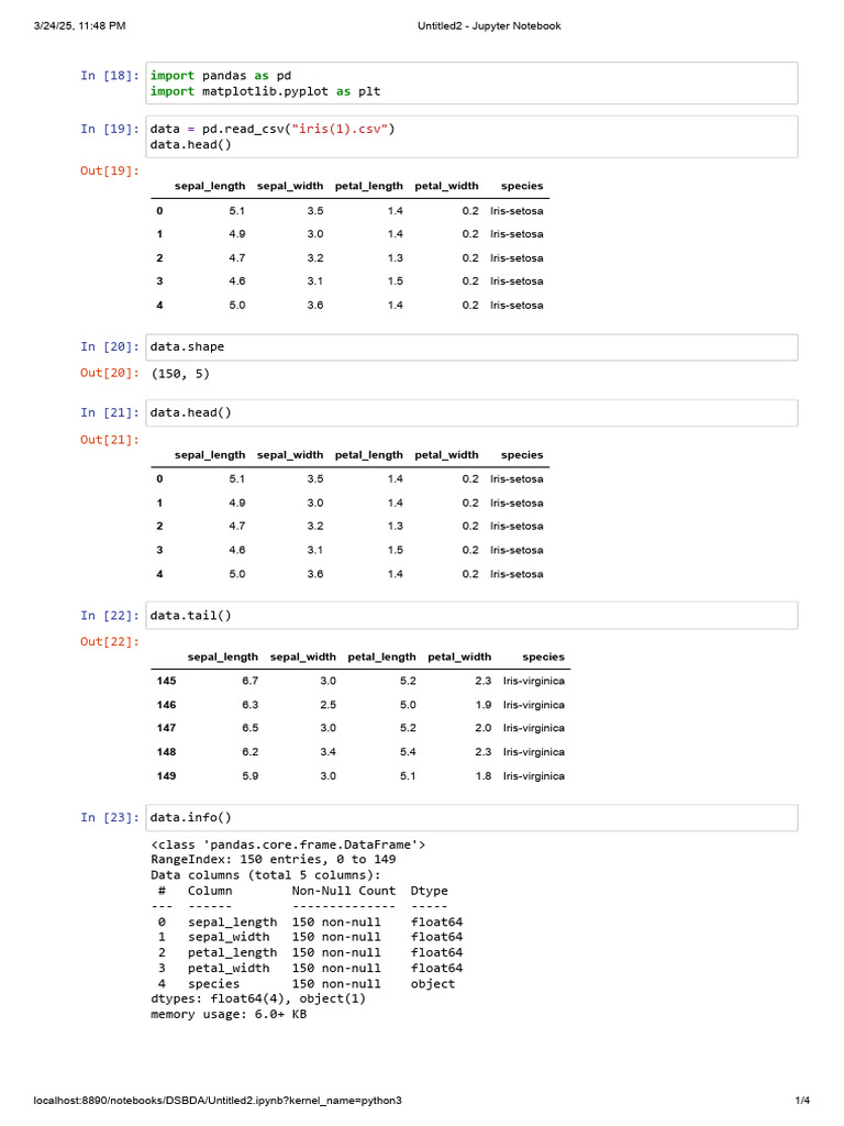 Untitled2 - Jupyter Notebook | PDF | Multivariate Statistics | Data Analysis