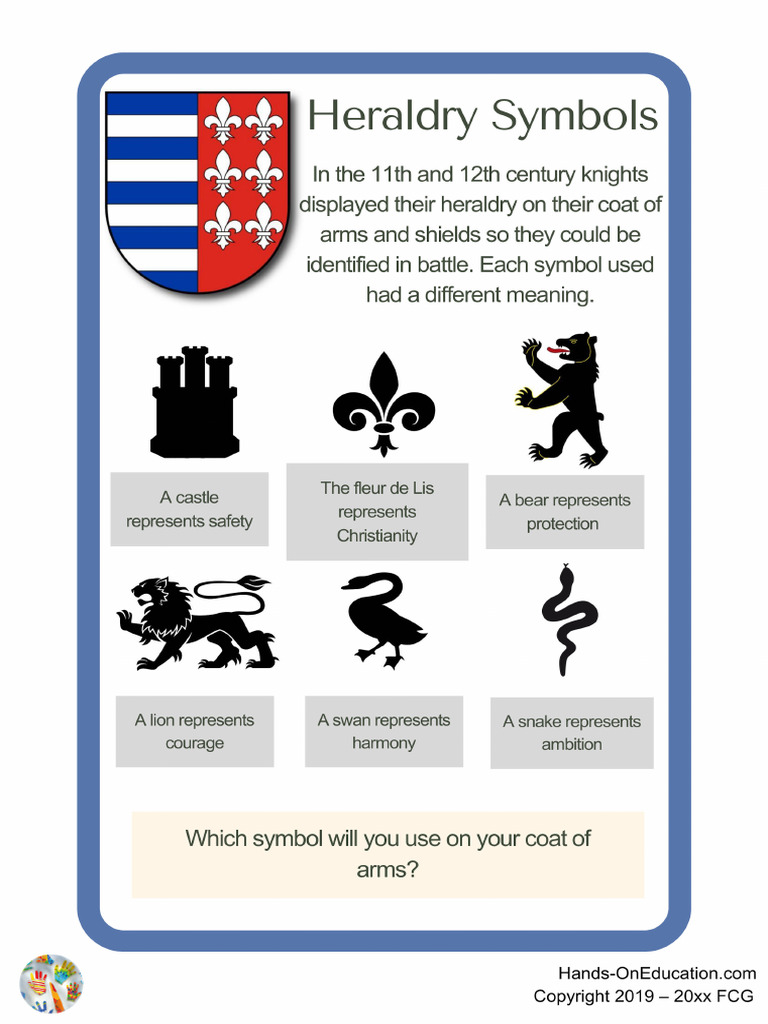 4b. Heraldry Design Activity Sheet | PDF