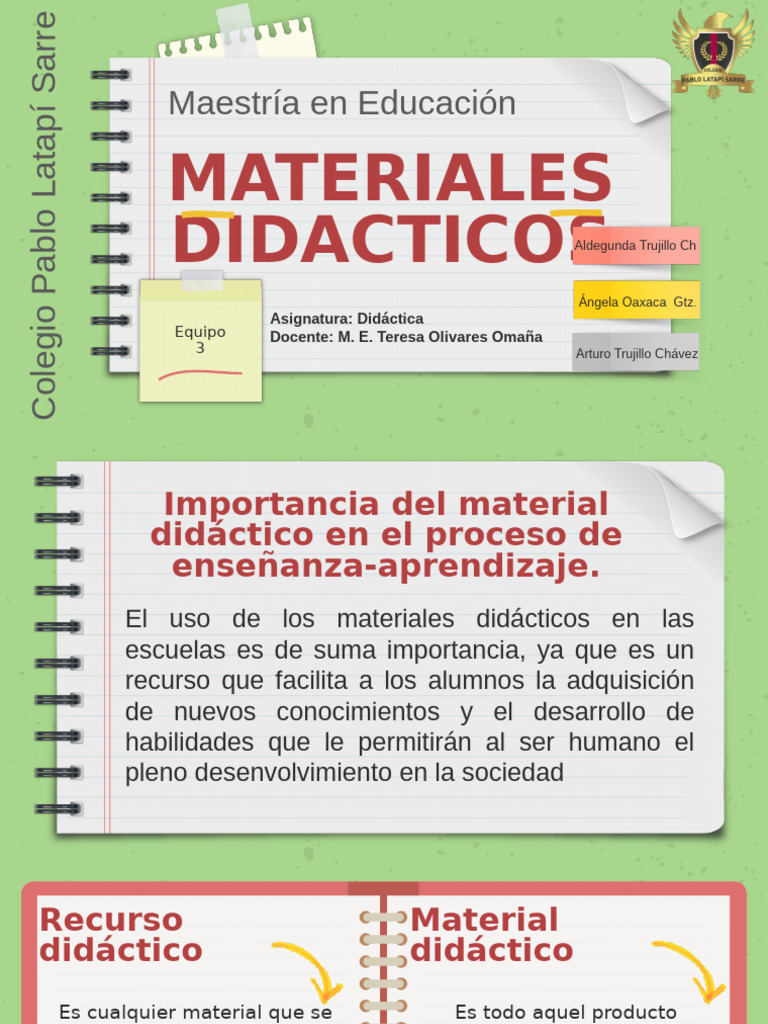 Materiales Didácticos | PDF | Maestros | Multimedia