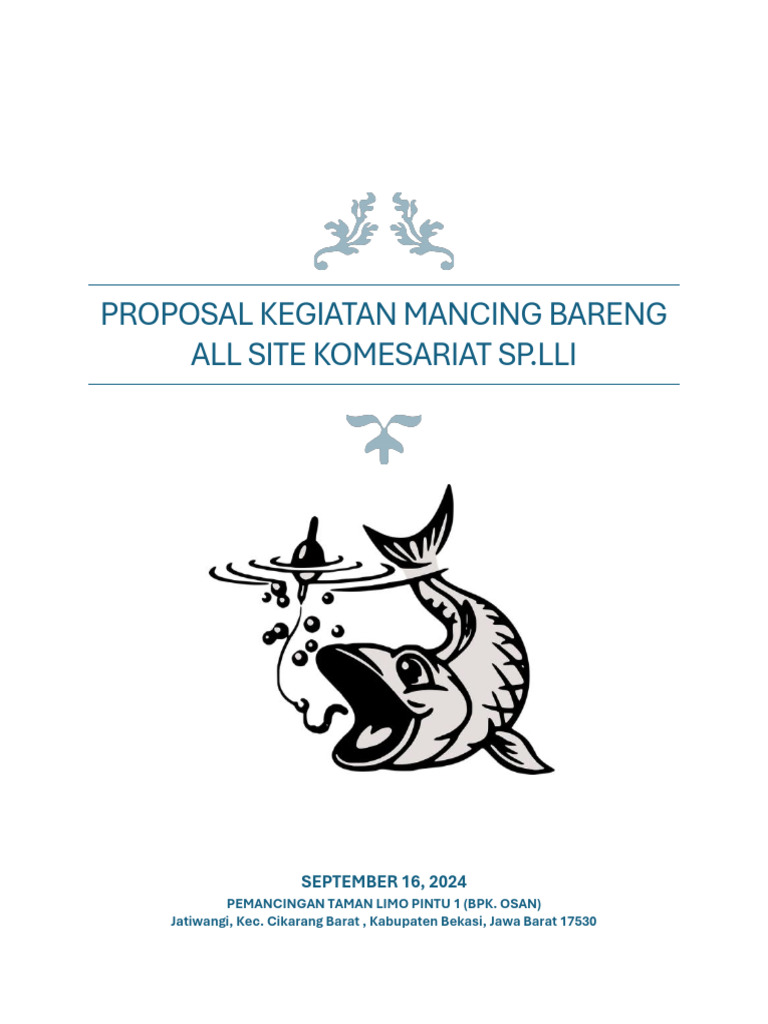 Proposal Mancing ALL Komesariat | PDF