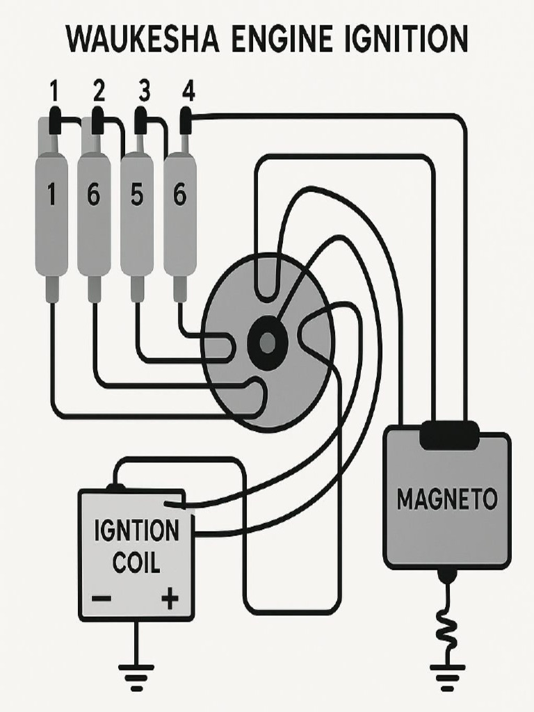 Waukesha Engine Ignition Diagram | PDF
