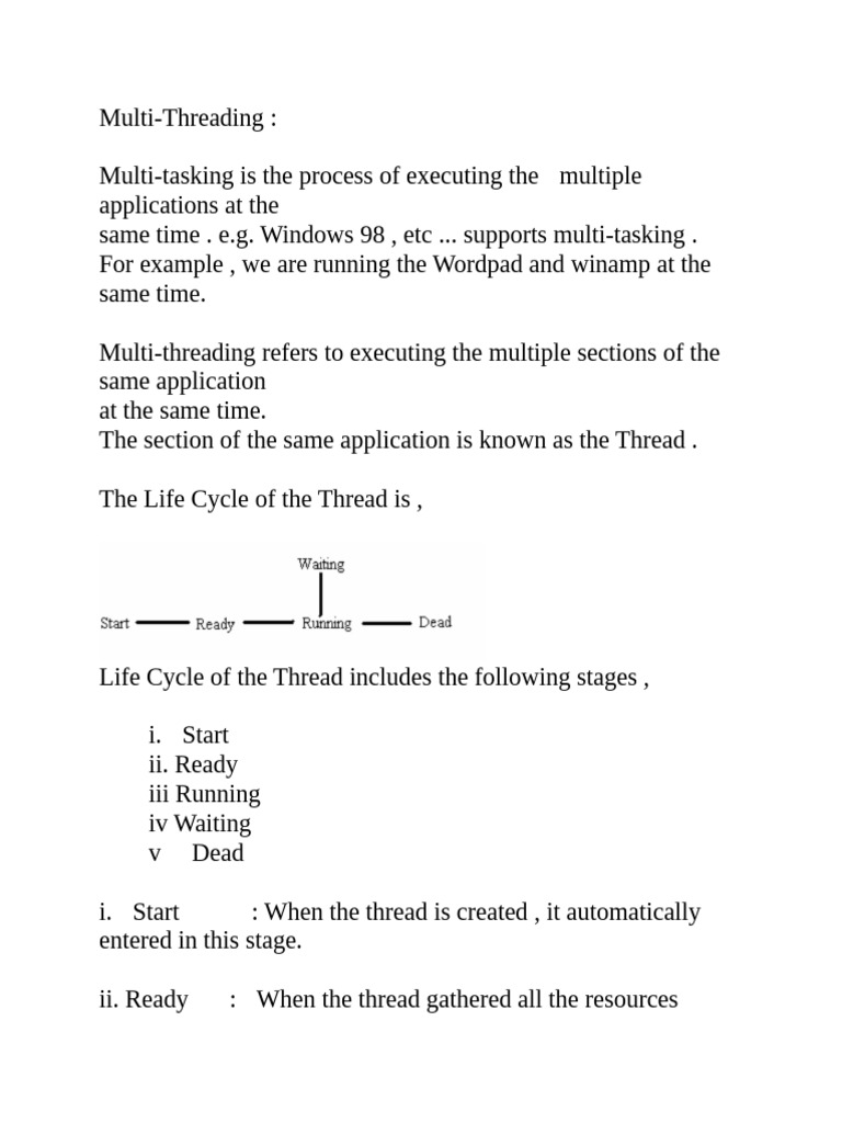 Threading | PDF
