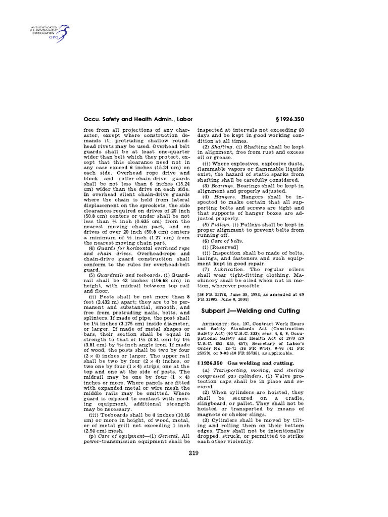 CFR 2022 Title29 Vol8 Sec1926 350 | PDF