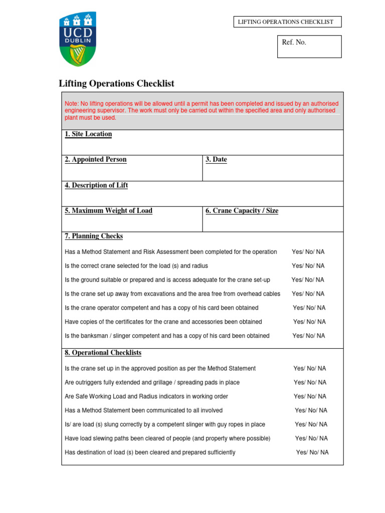 Lifting Operations 04122010 | PDF | Crane (Machine)