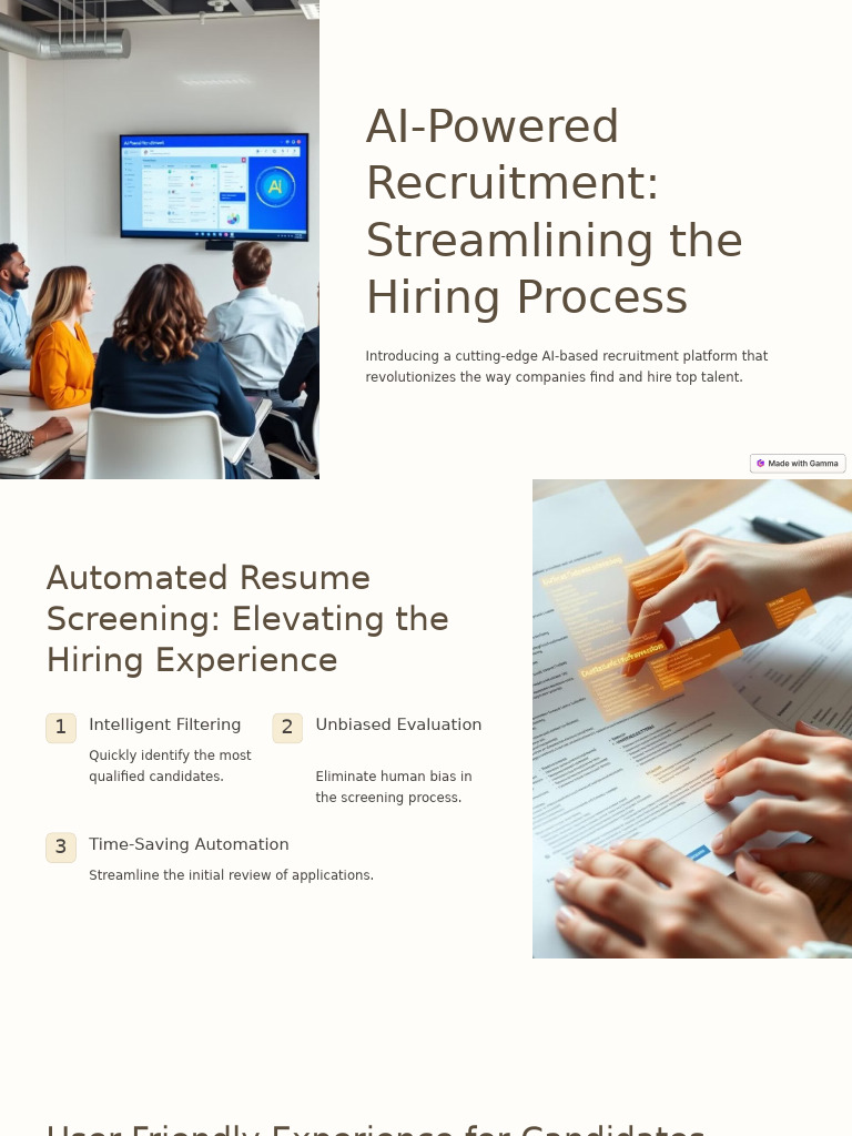 AI Powered Recruitment Streamlining The Hiring Process | PDF