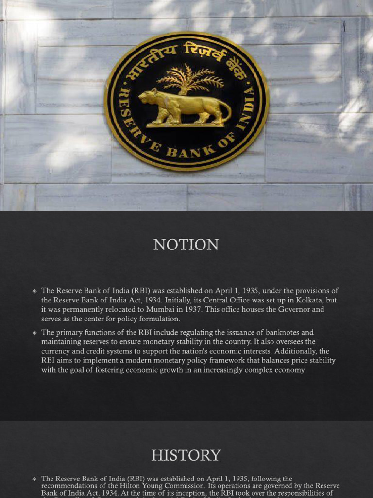 Rbi Project | PDF | Reserve Bank Of India | Banks