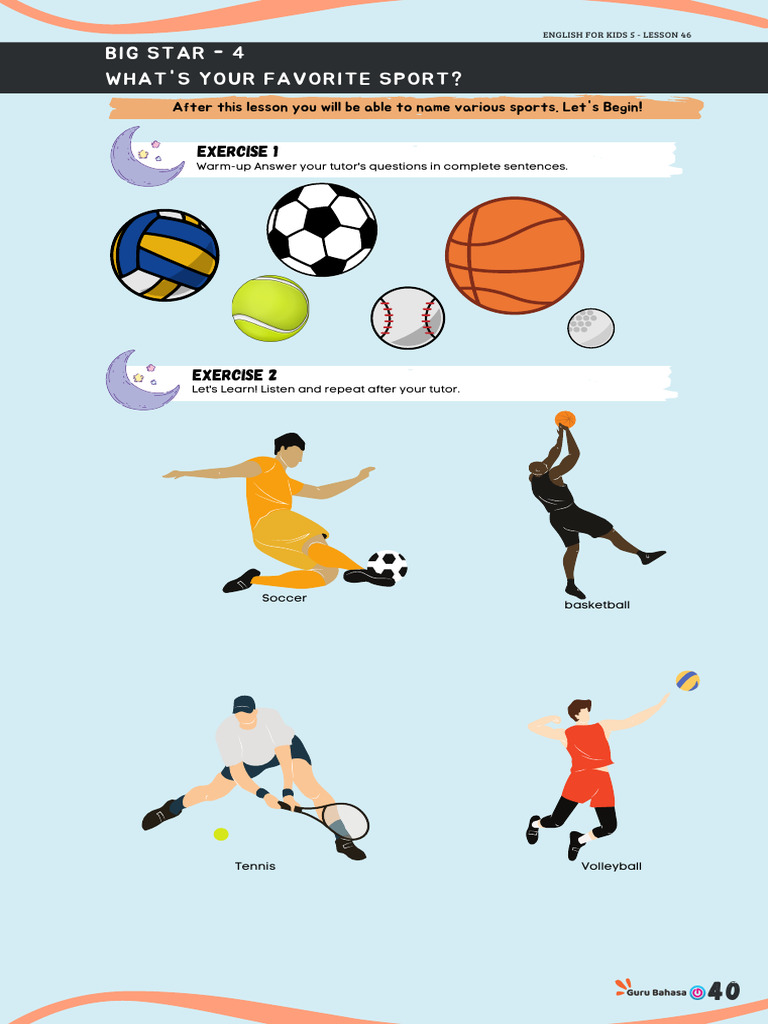 Big Star - 4 What's Your Favorite Sport | PDF | Sports