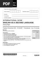 November 2023 English Language Paper 1 | PDF | Human Communication