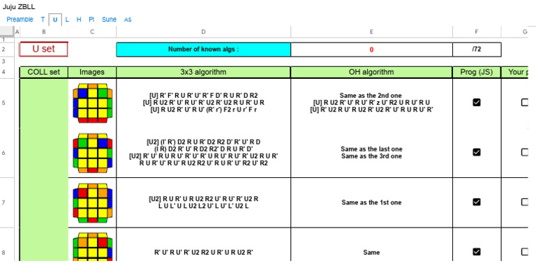 Juju ZBLL - Dysk Google | PDF