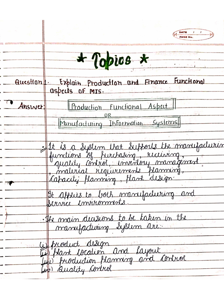 MIS 2 (Assignment) | PDF