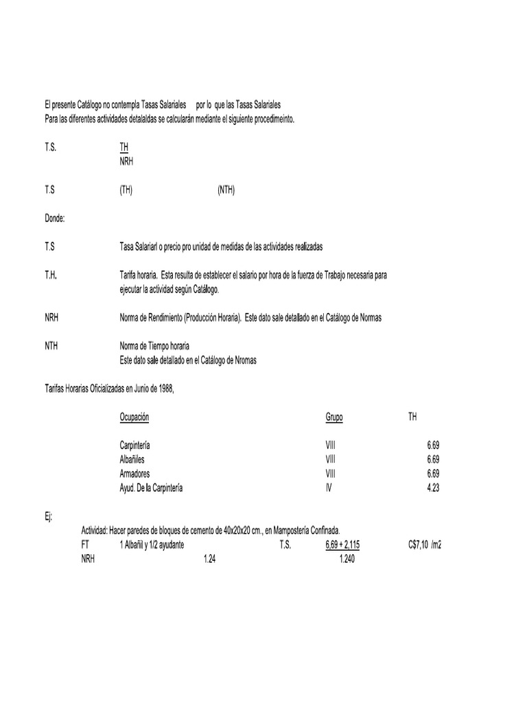 Normas Rendimiento Horario Fise Blog | PDF