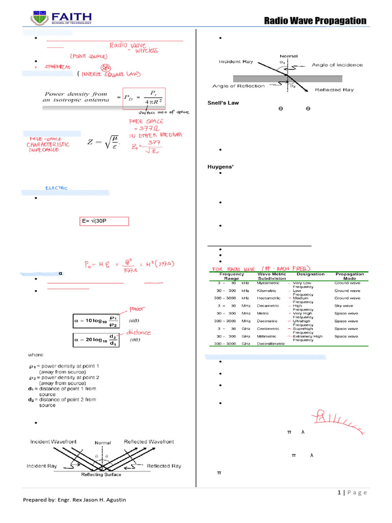 Radio Wave Propagation Fundamentals | PDF | High Frequency | Radio ...