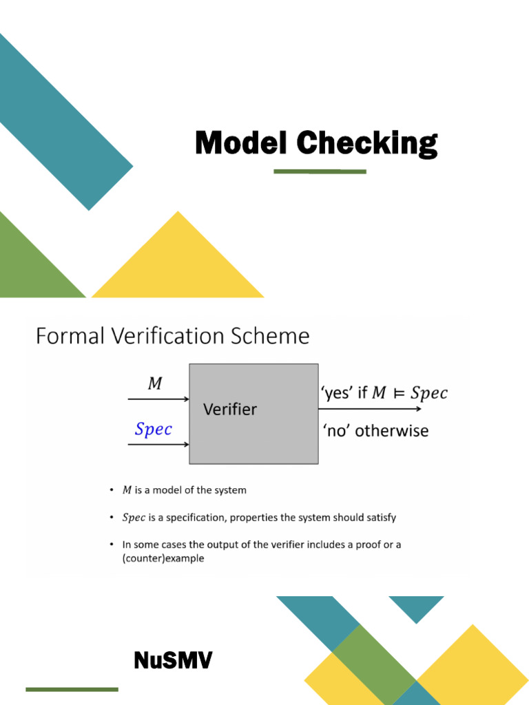 FM-Lect12-Spring2025-Model Checking | PDF | Applied Mathematics | Formalism (Deductive)