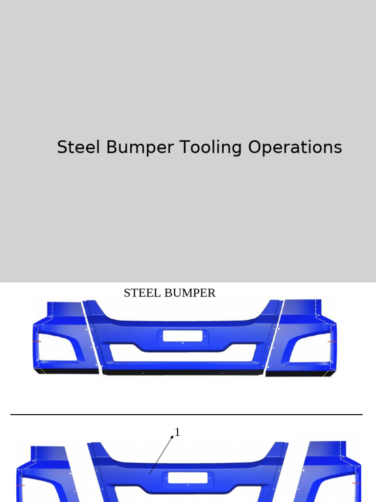 Bumper Tooling Example | PDF